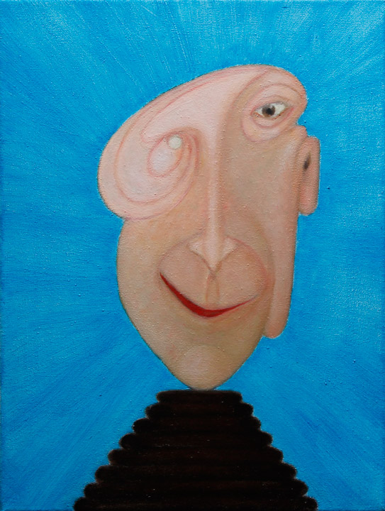 Abstract portraits and tronies by artist Flavio Cesarini